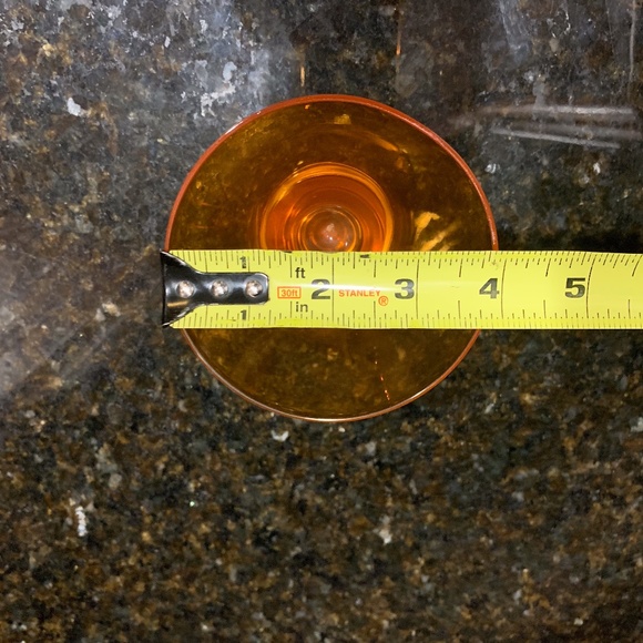 Crate&Barrel | Dining | Cb2 Small Martini Orange Glass | Poshmark